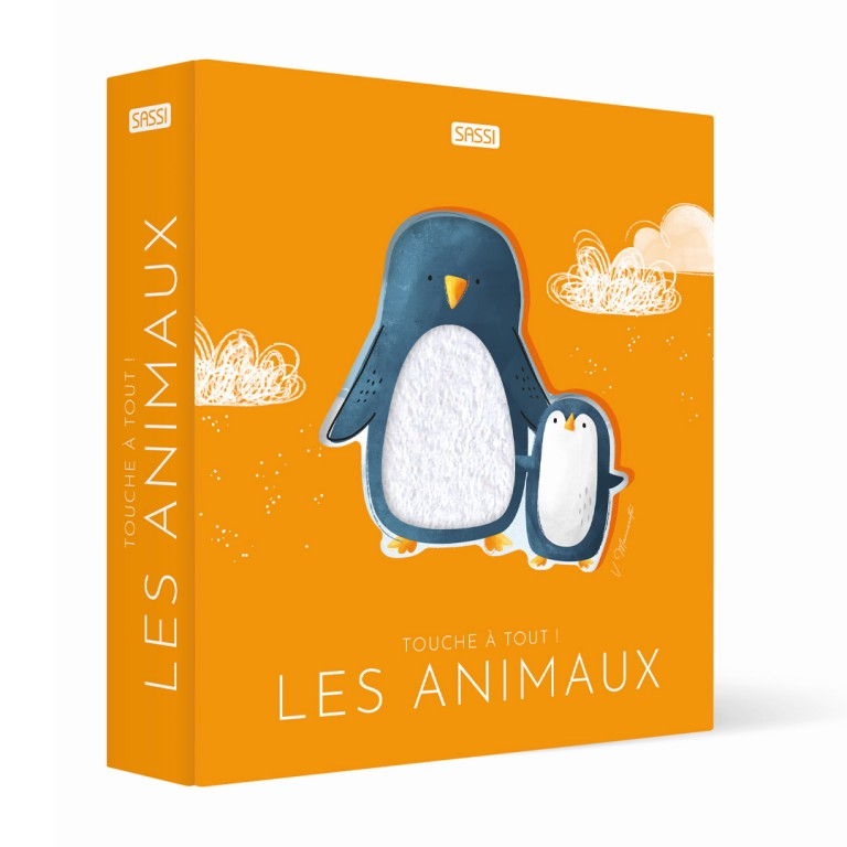 Livre tactile Les animaux Sassi | Ecoterre