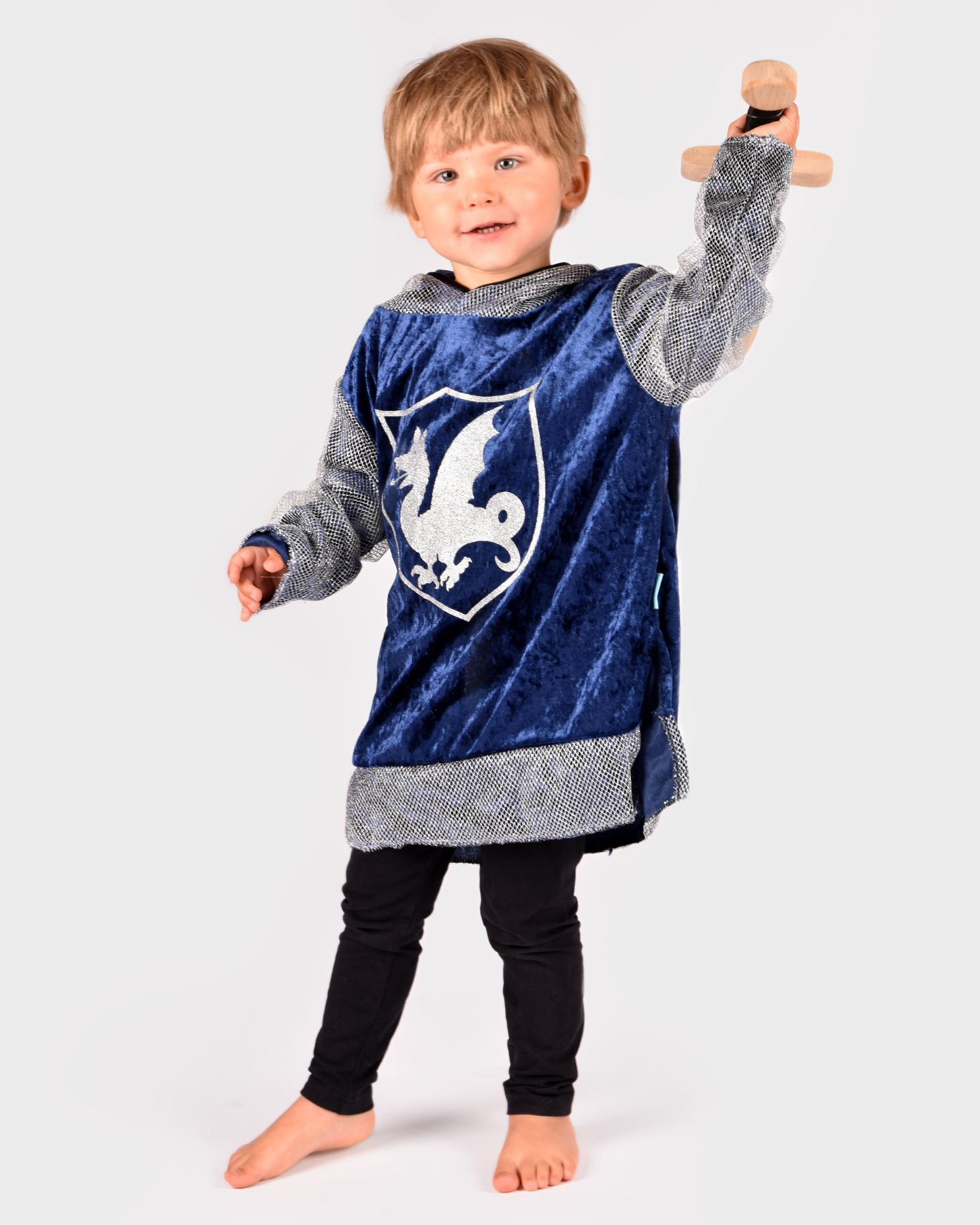 Déguisement chevalier Bleu 4-6 ans Den Goda Fen | Ecoterre
